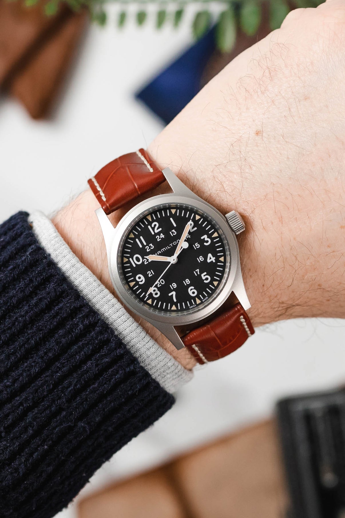 Hirsch Modena Watch Strap | Alligator Embossed | HirschStraps – HS by ...