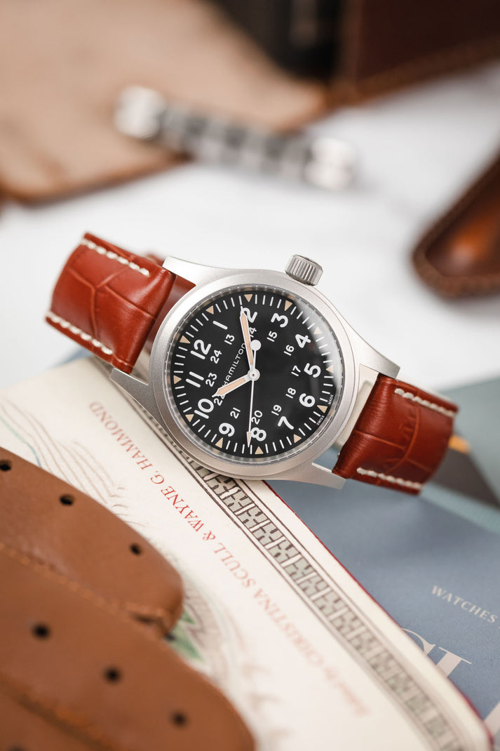 Hirsch Modena Watch Strap | Alligator Embossed | HirschStraps – HS by ...