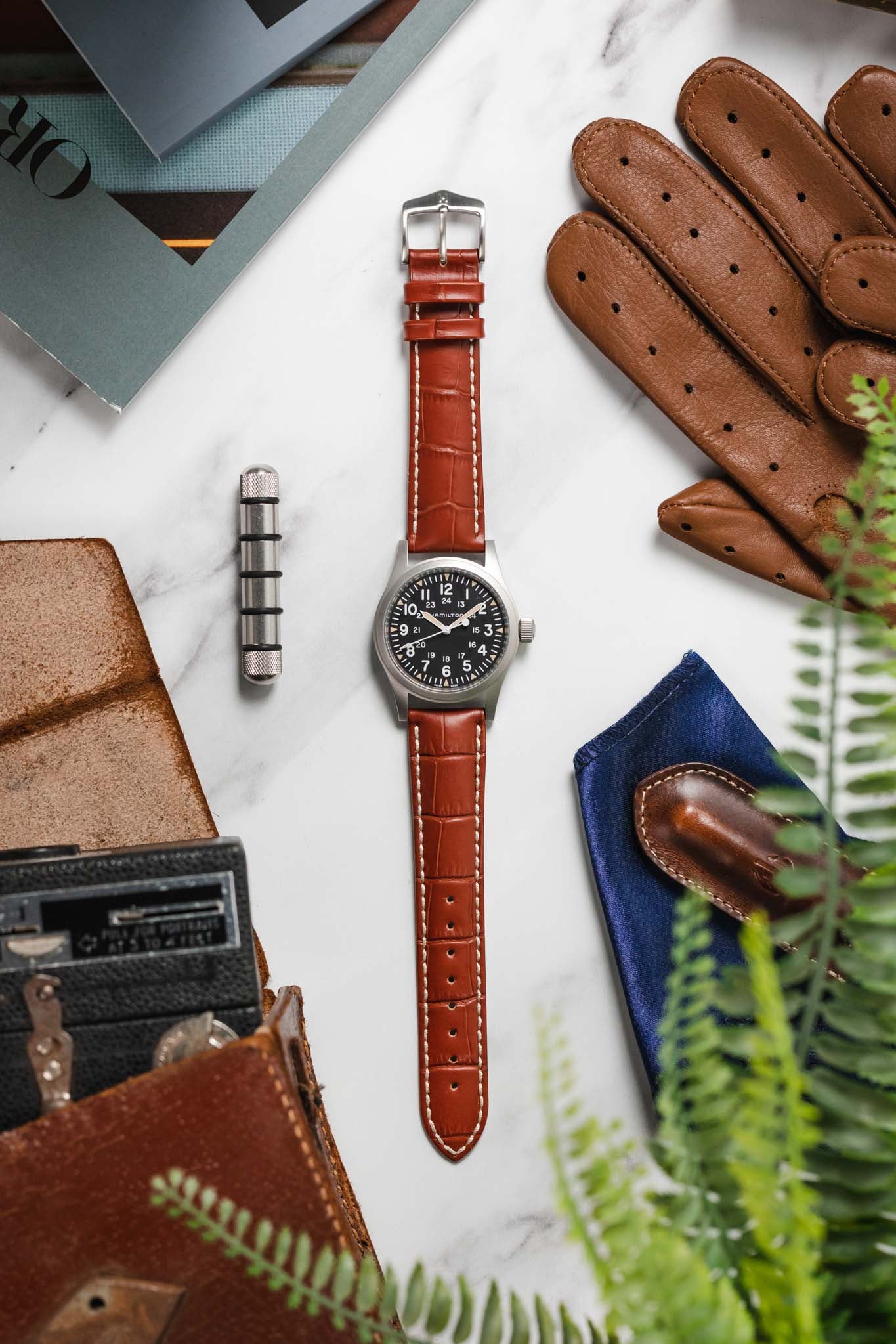 Hirsch Modena Watch Strap | Alligator Embossed | HirschStraps – HS by ...