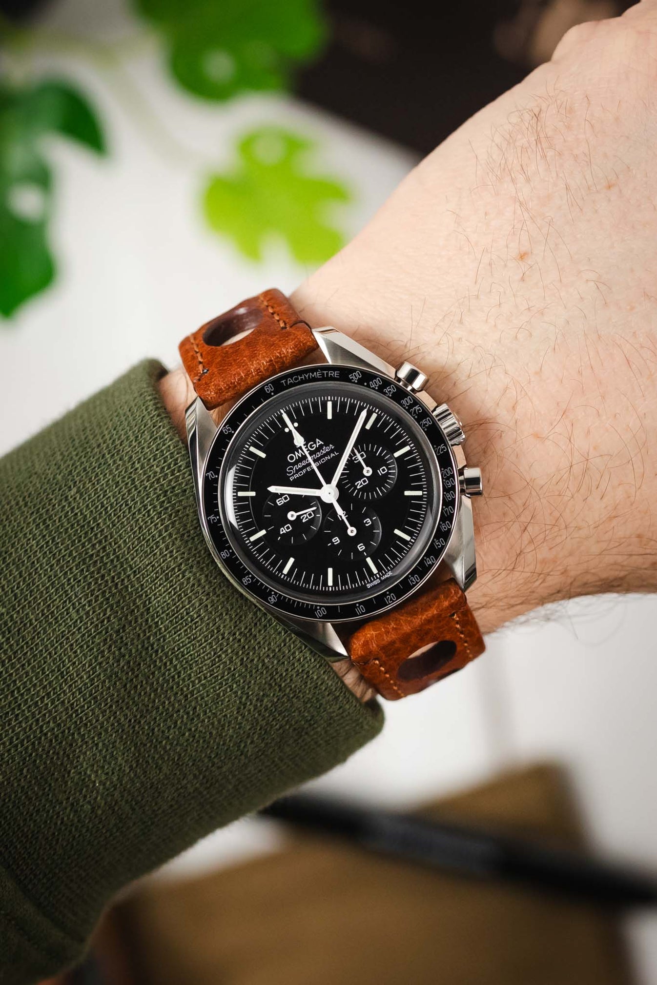 Hirsch Rally Watch Strap | Light Brown Leather | HirschStraps – HS by ...