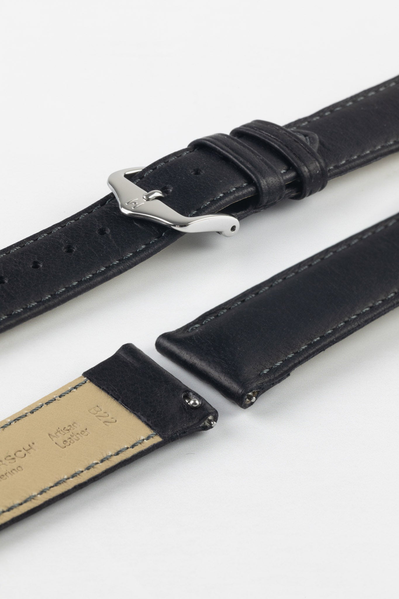 Hirsch Merino Watch Strap in Black | Order Here | Hirsch Straps – HS by ...