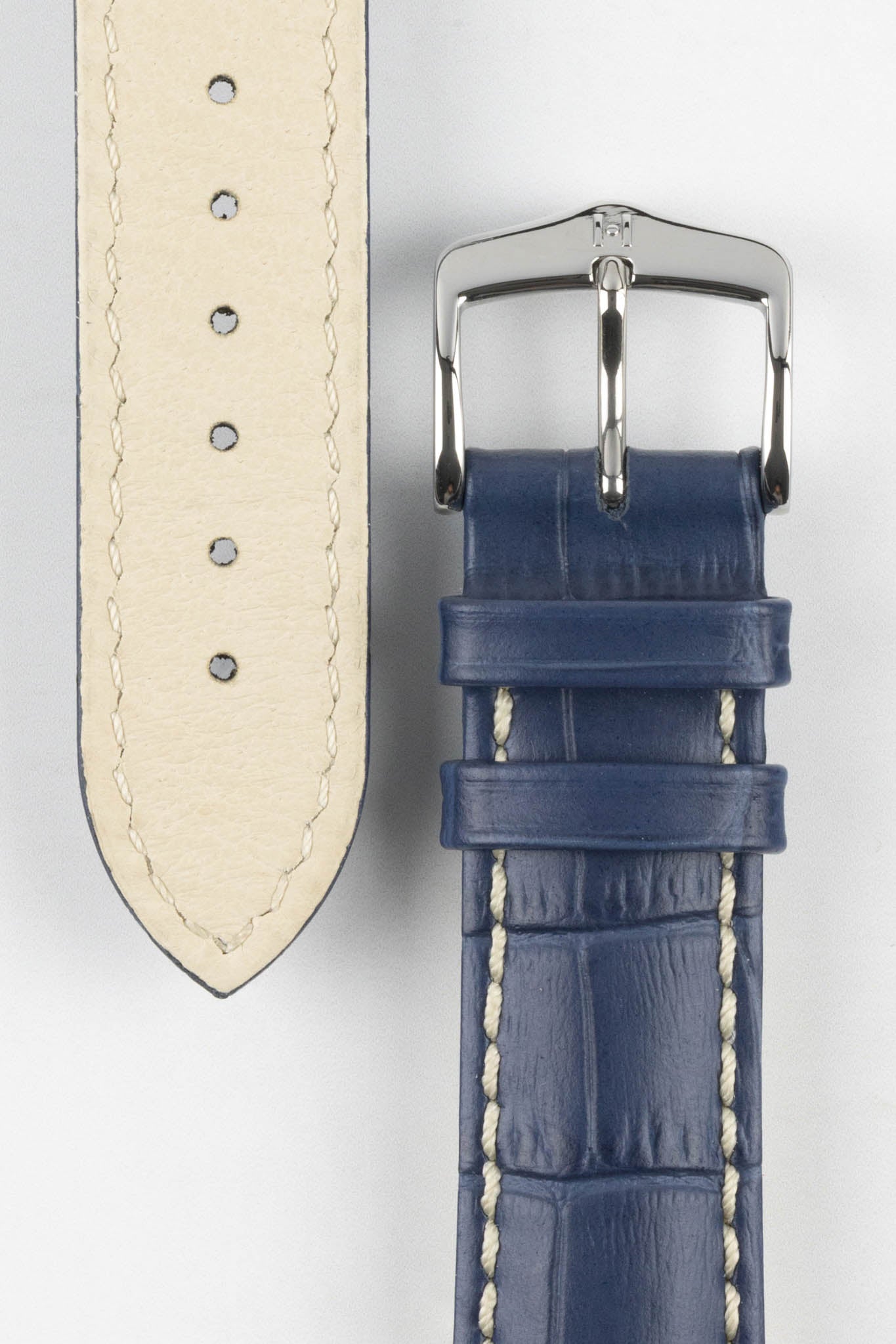 Hirsch Mondena Blue | Alligator | Hirsch Straps – HS by WatchObsession