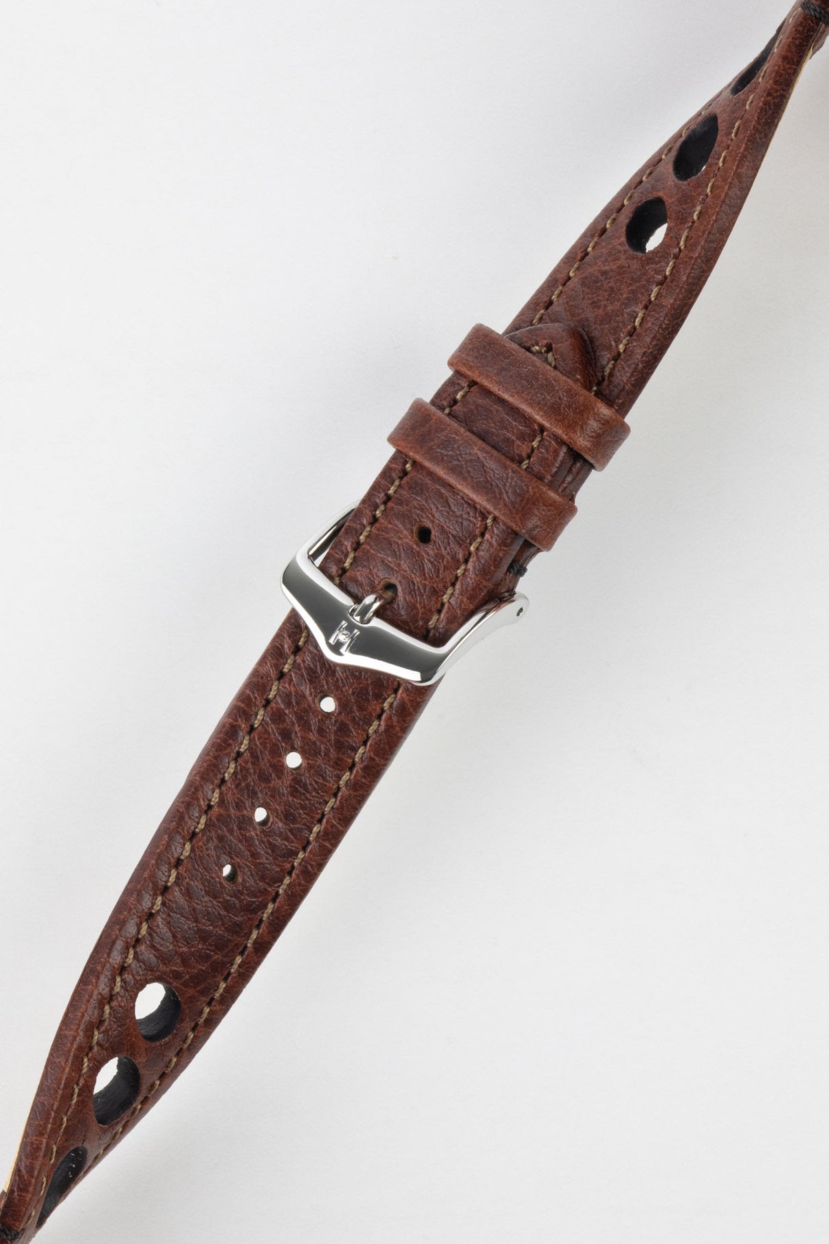 Brown Leather Racing Watch Strap | Rally | Hirsch Straps – HS by ...