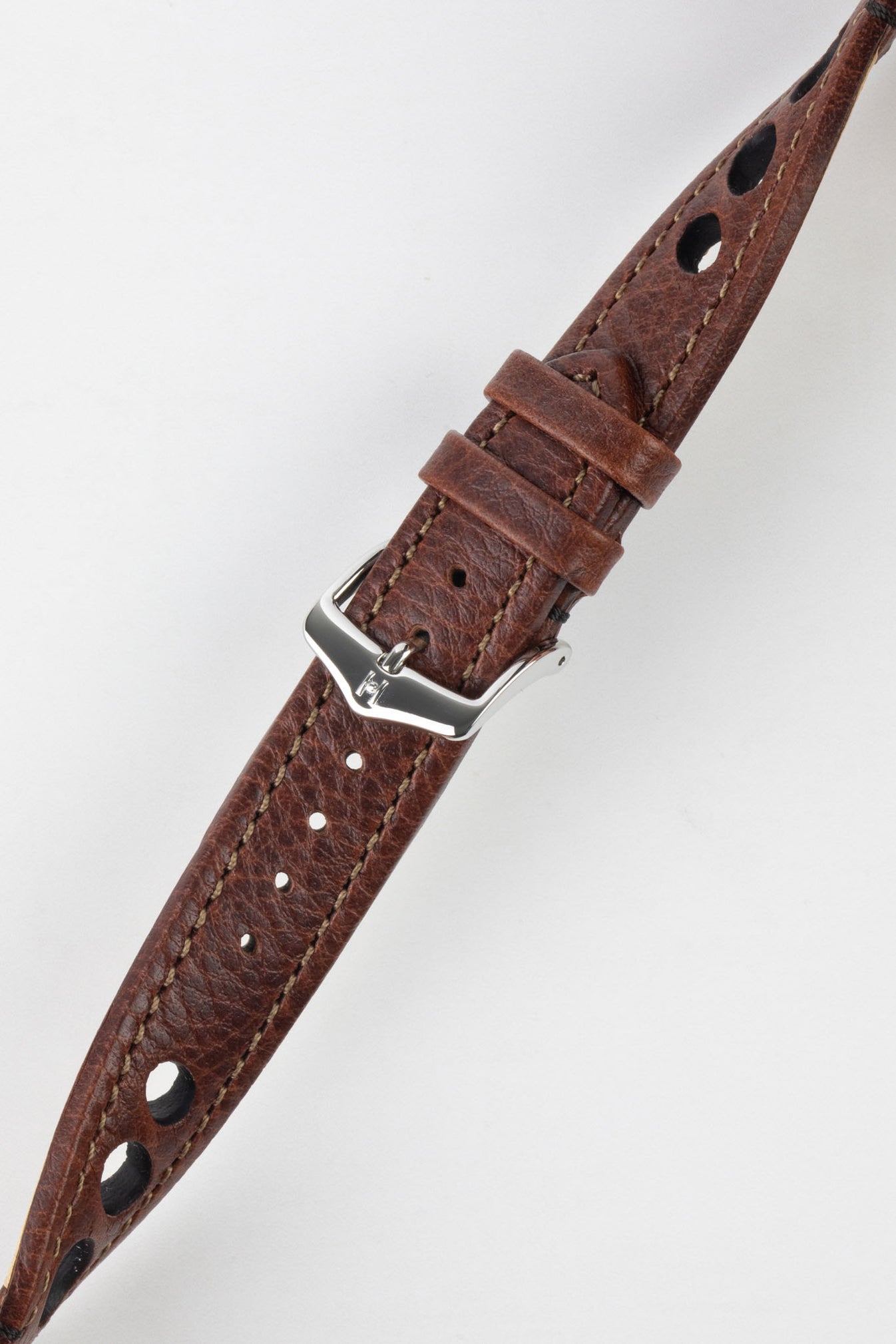 Brown Leather Racing Watch Strap | Rally | Hirsch Straps – HS by ...