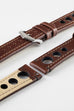 Brown Leather Racing Watch Strap | Rally | Hirsch Straps – HS by ...