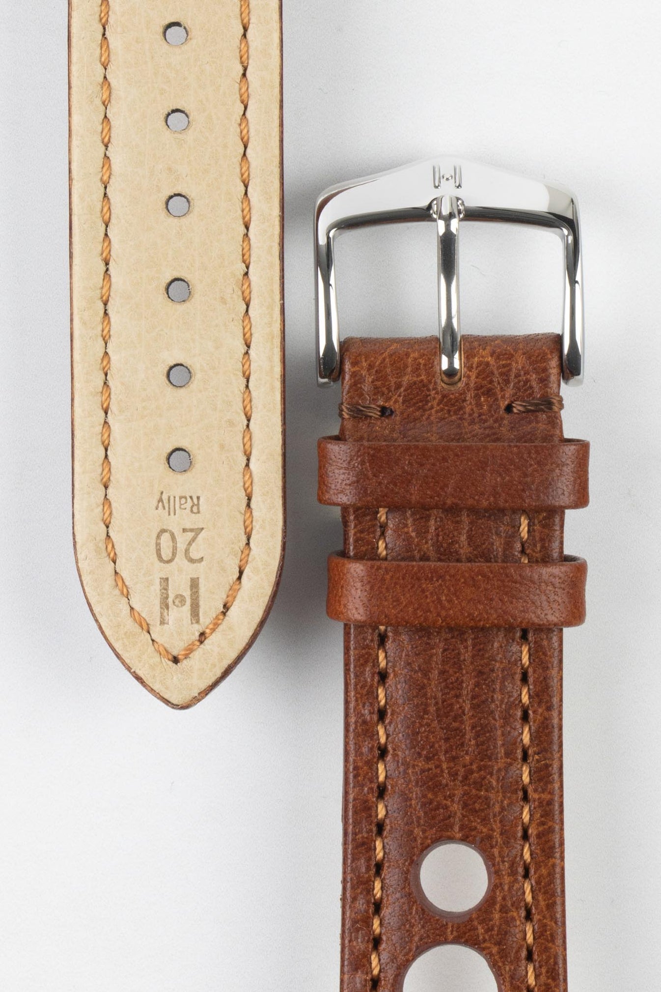 Hirsch Rally Watch Strap | Light Brown Leather | HirschStraps – HS by ...