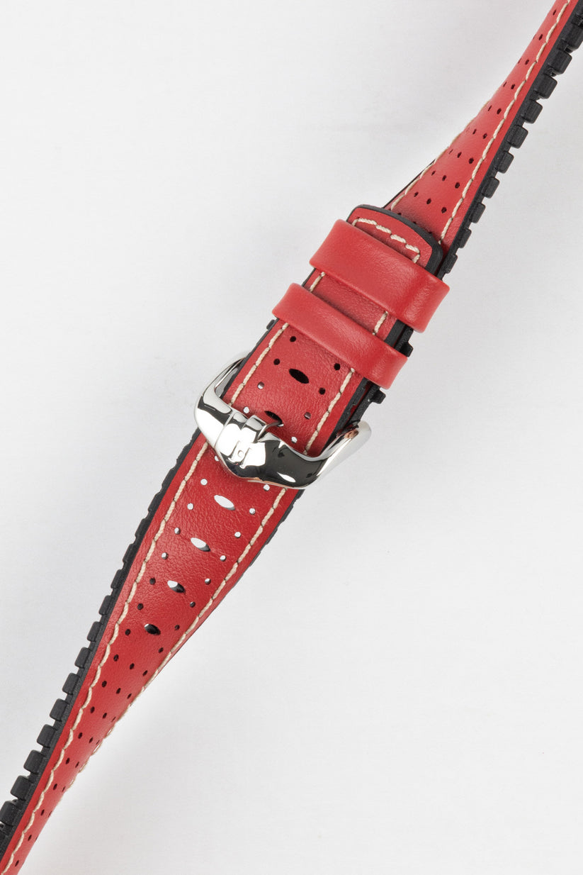 Hirsch Performance Tiger Strap | Red | HirschStraps – HS by WatchObsession