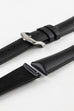 Hirsch Urbane Rubber Strap | Black | Hirsch Straps – HS by WatchObsession
